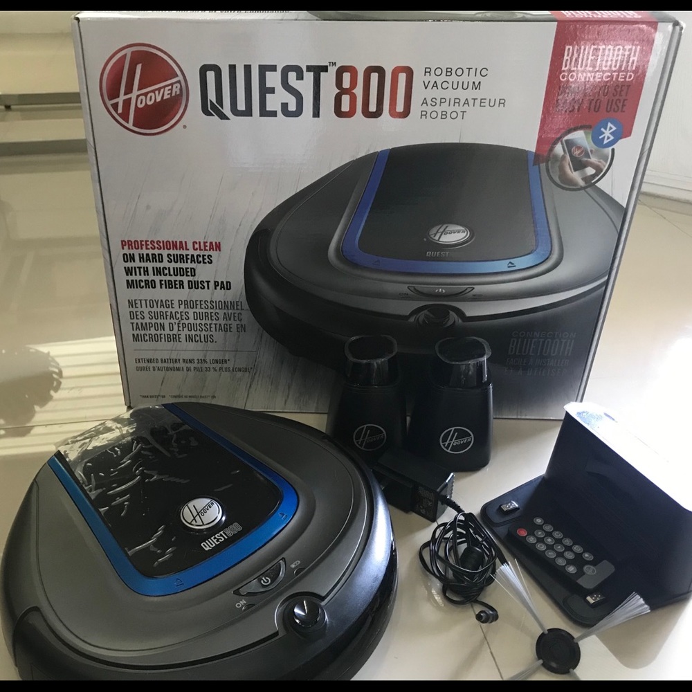 Hoover Quest 800 Robotic Vacuum - Gem